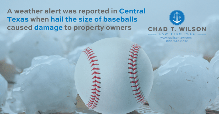 Texas Hail The Size Of Baseballs Caused Damage To Property Owners