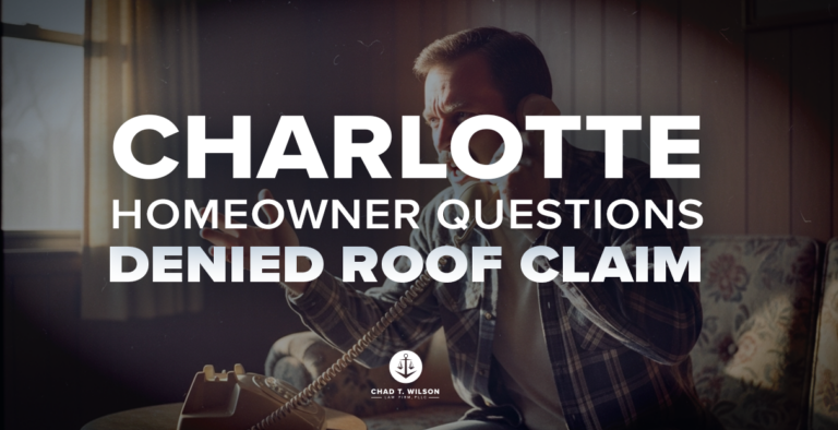 Charlotte Homeowner denied roof damage claim by Erie